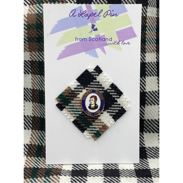 Robert Burns Enamel Pin | Scottish Keepsakes